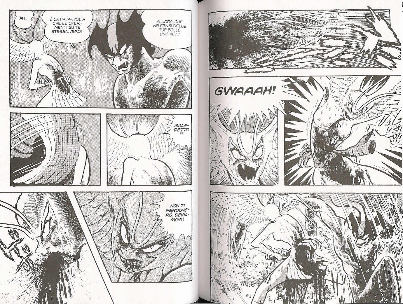 La Puteca di Pakos: Manga - Devilman Vol. 2: lo scontro con l'arpia Silen tra demonologia ...