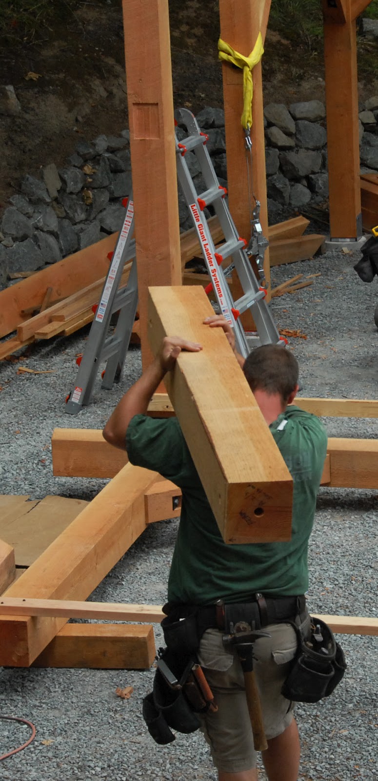 Eye On Orcas | Building a Timber Frame Homestead on Orcas Island ...