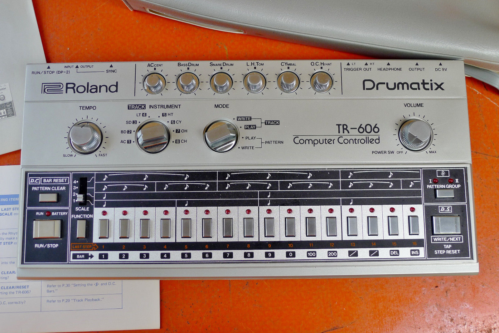MATRIXSYNTH: ROLAND TR-606 DRUMATIX Analog Drum Machine SN 88316 with ...
