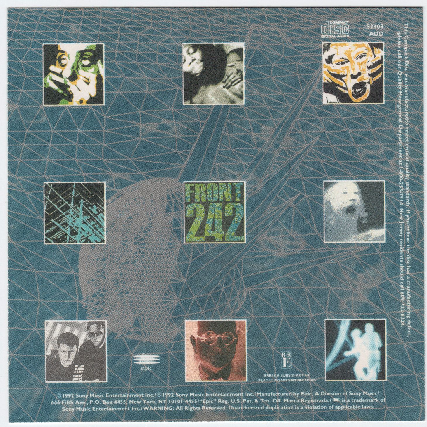 Front 242 Collector: Record of the Week: Geography CD