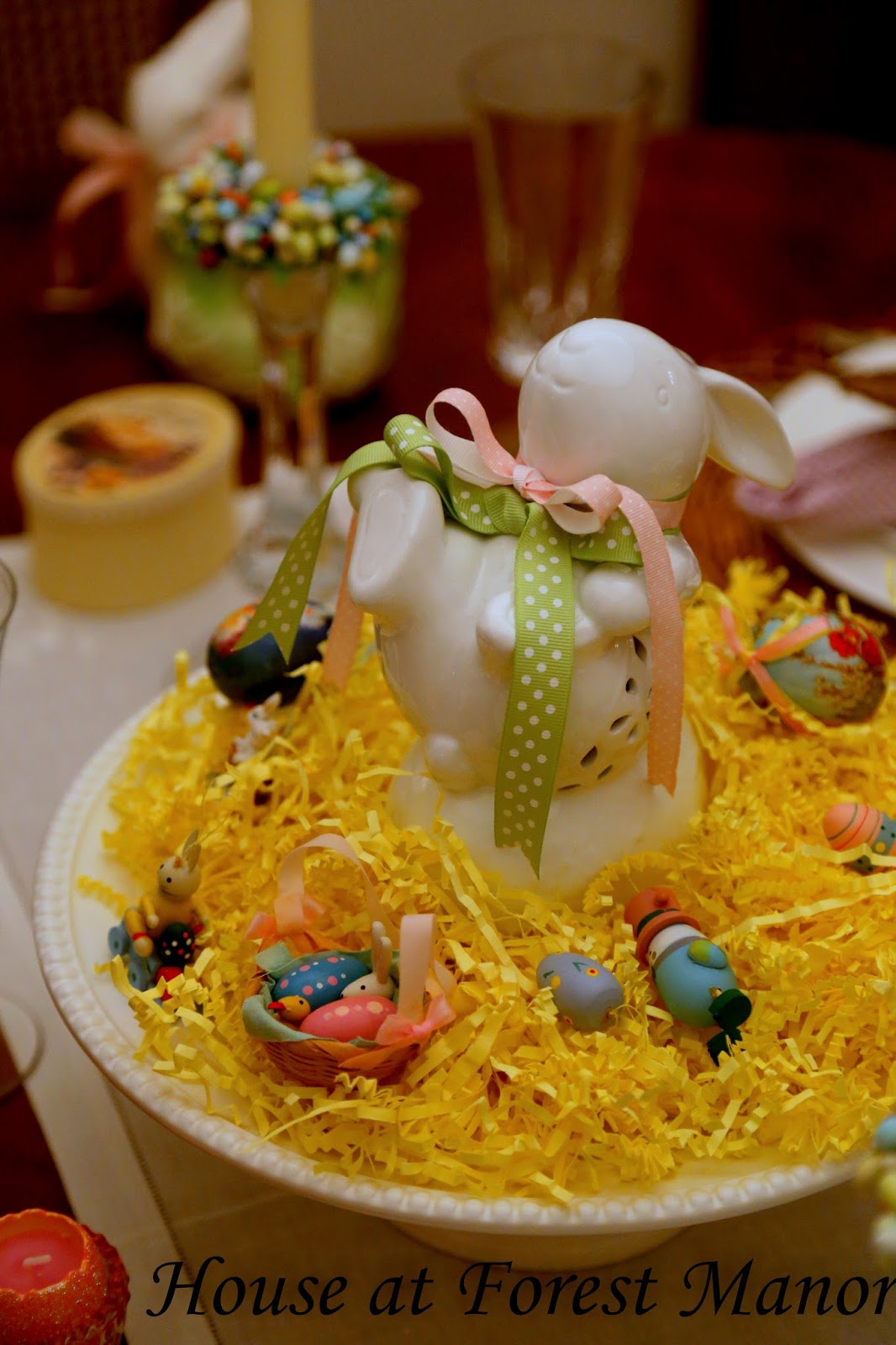 House at Forest Manor: Belated Easter Tablescape