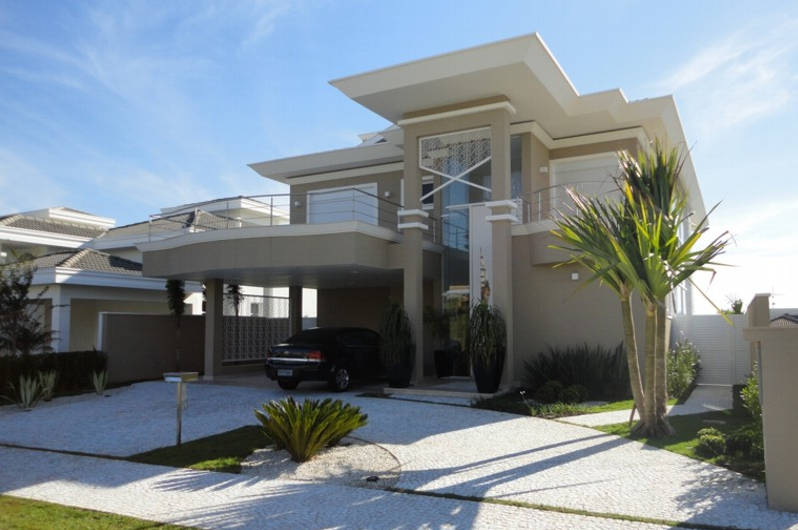 Fachadas de casas com pórticos - veja modelos modernos e clássicos ...