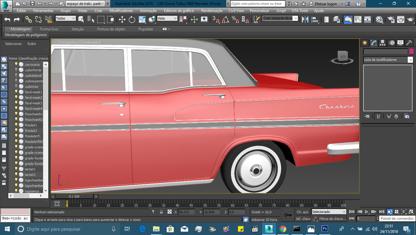 Simca Chambord Tufão 1964 - Exterior concluído ~ CLASSICS 4EVER