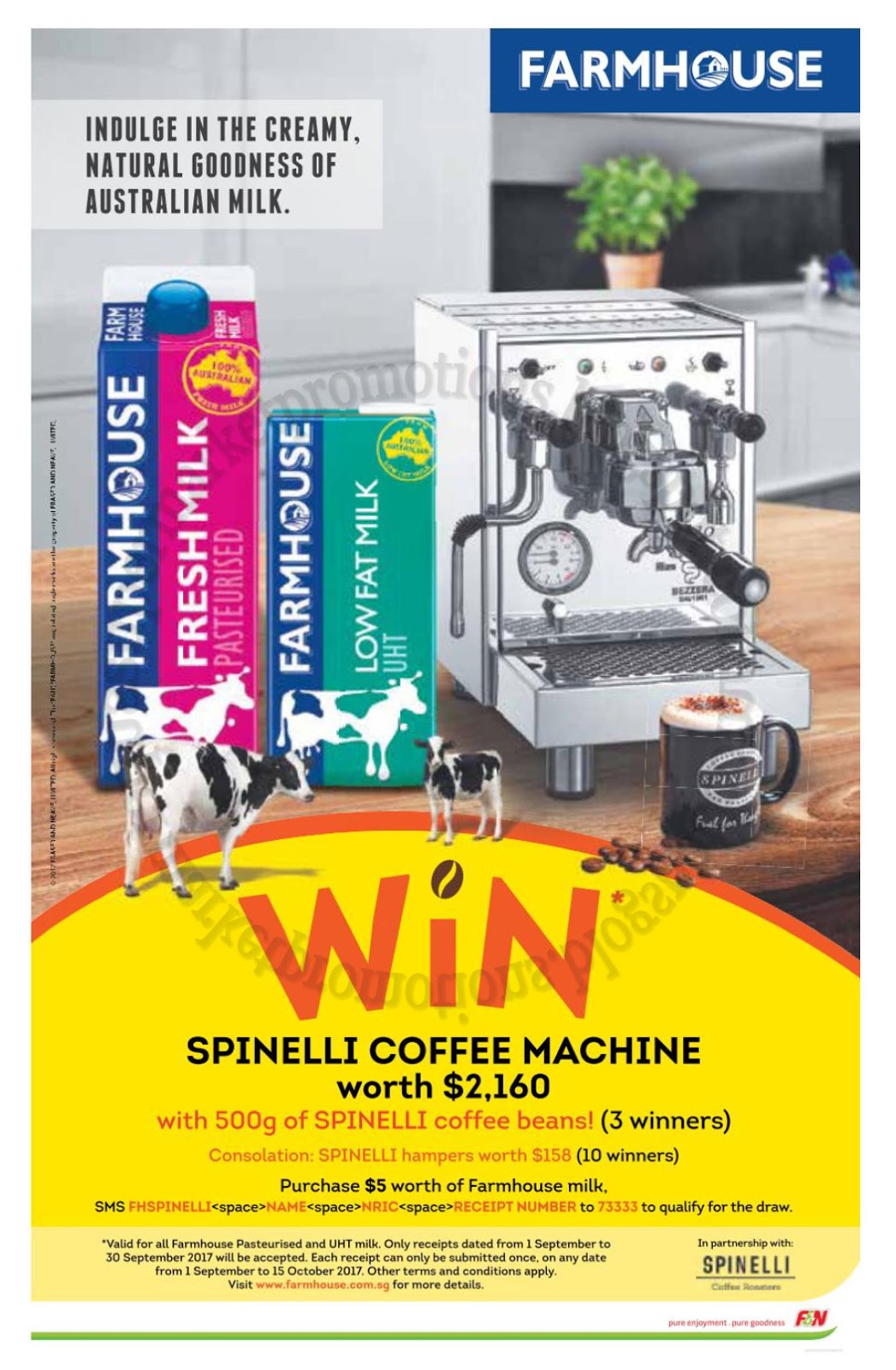 Farmhouse Fresh Milk Win Spinelli Coffee Machine 01 - 30 September 2017 ...