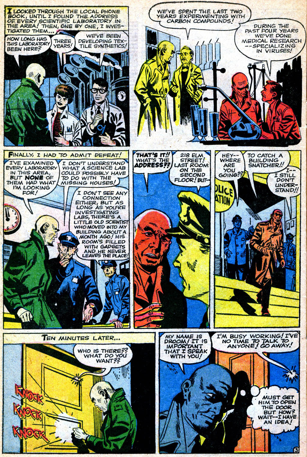 Four-Color Shadows: Dr Droom-Paul Reinman-1961