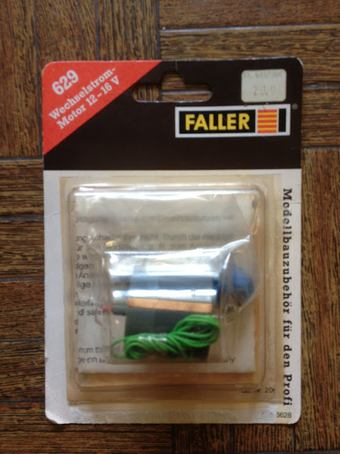 Modelbouw door Hein Oldenkotte: Uitstapje naar Marktplaats Faller 629 Motor