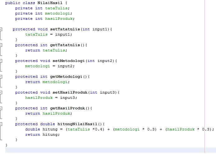 Contoh Program Java Untuk Menerapkan Konsep Multilevel Inheritance
