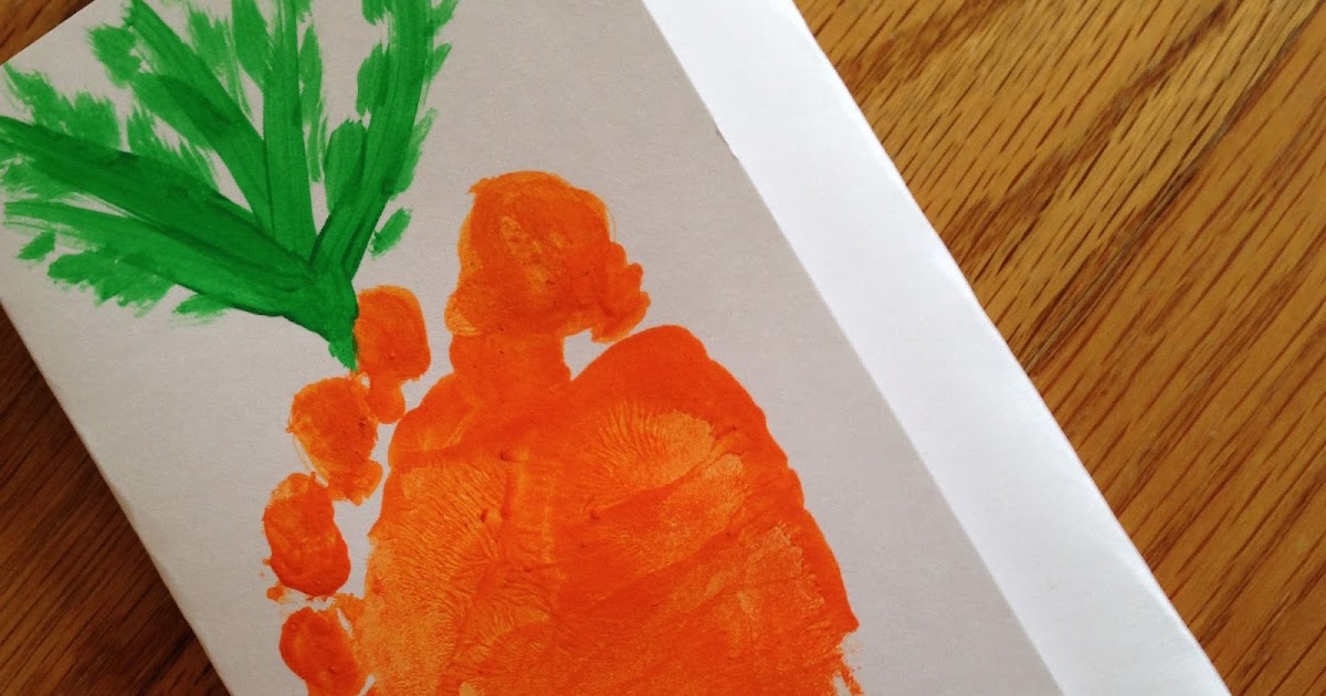 What I Live For: Footprint Carrot for Easter