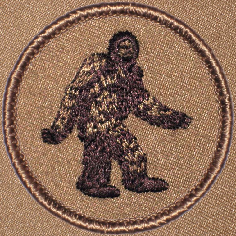BigFoot-ify: Embroidered Bigfoot Patch for Monday 04/04/11