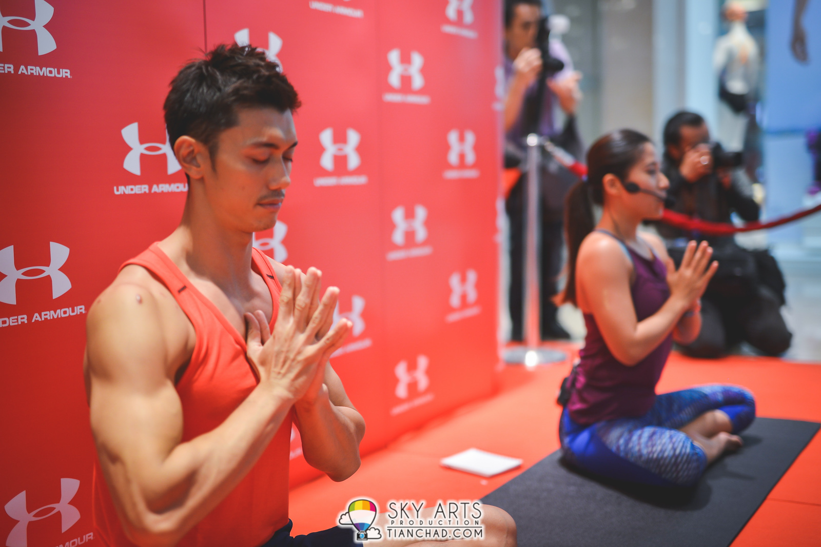 Power Flow Yoga Session at Under Armour Pavilion KL Brand House