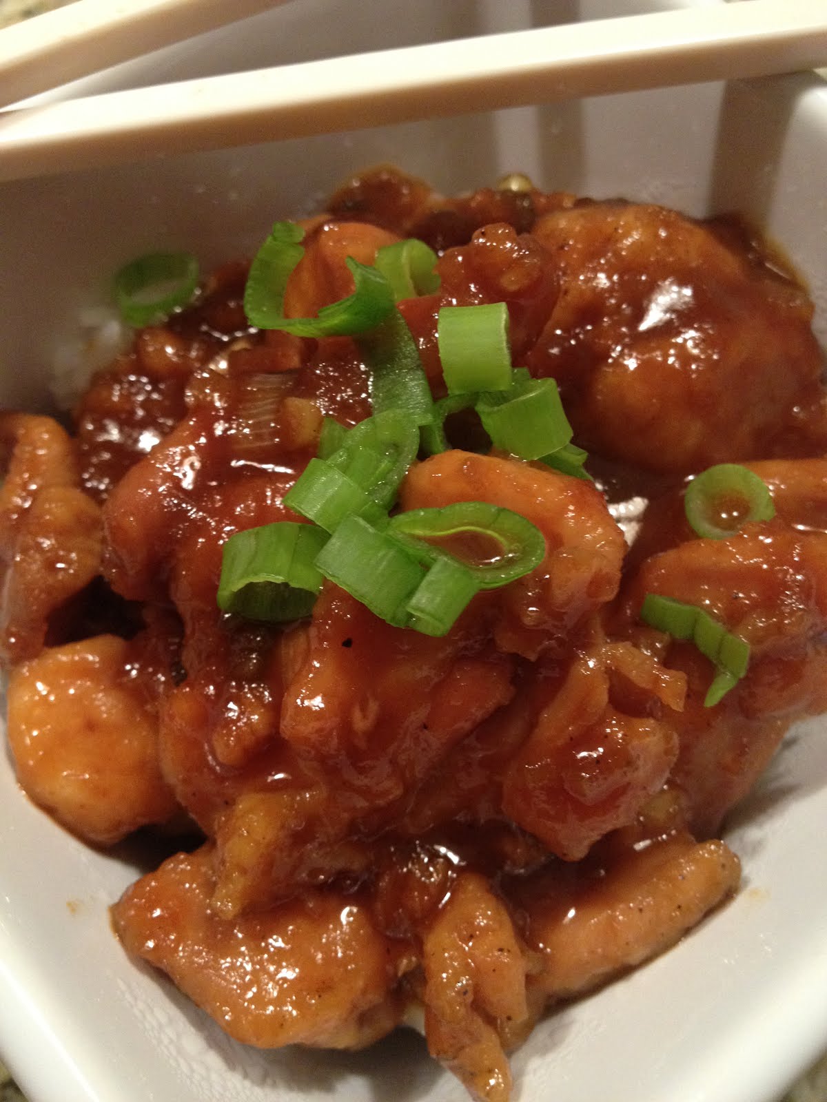 A Little Slice of Heaven: Sweet & Spicy Sticky Chicken