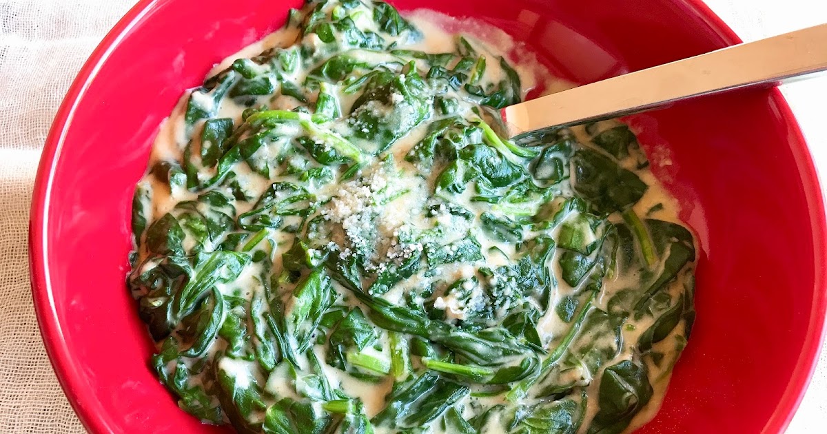Creamy Parmesan-Garlic Spinach