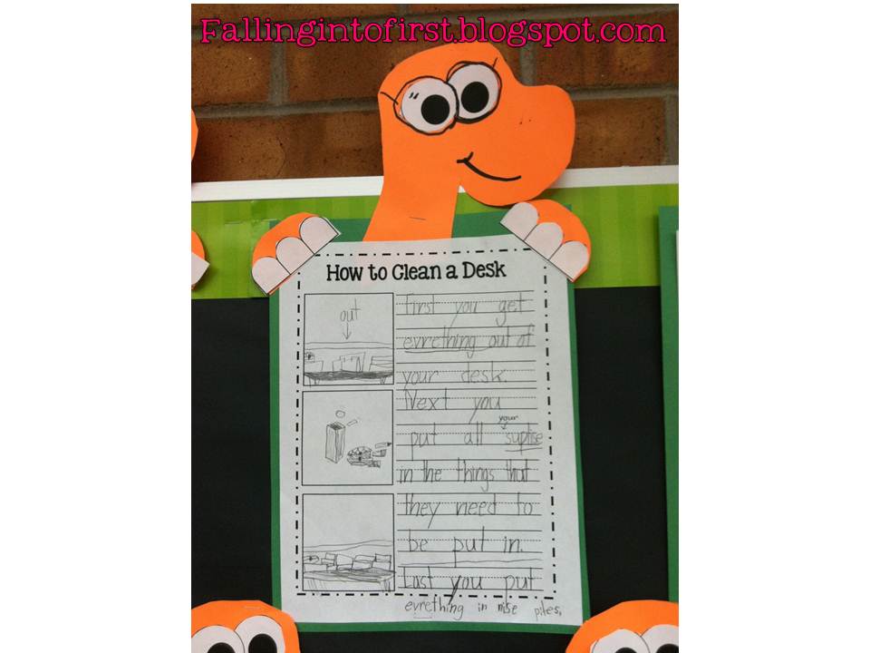 Deeno the {clean} Desk Dino | Falling into First