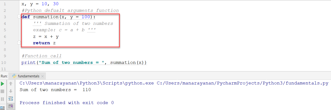Share my learning's: Fundamentals of Python programming