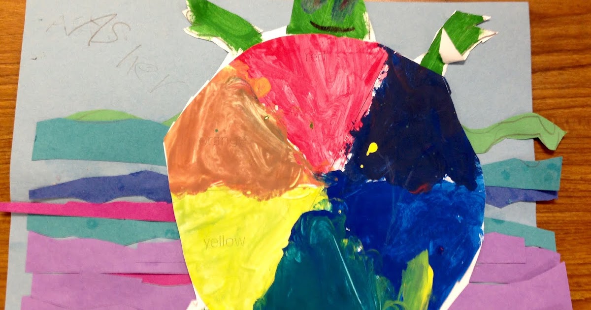 ShmoreArtRoom: A First Grade Color Wheel Turtle