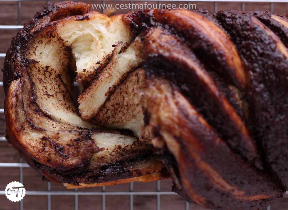 Le krantz cake au chocolat (babka)