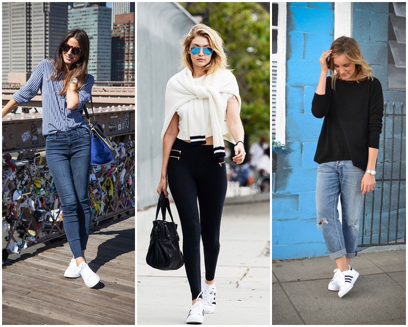 Looks para usar com o tênis Adidas Superstar | Bella Girl
