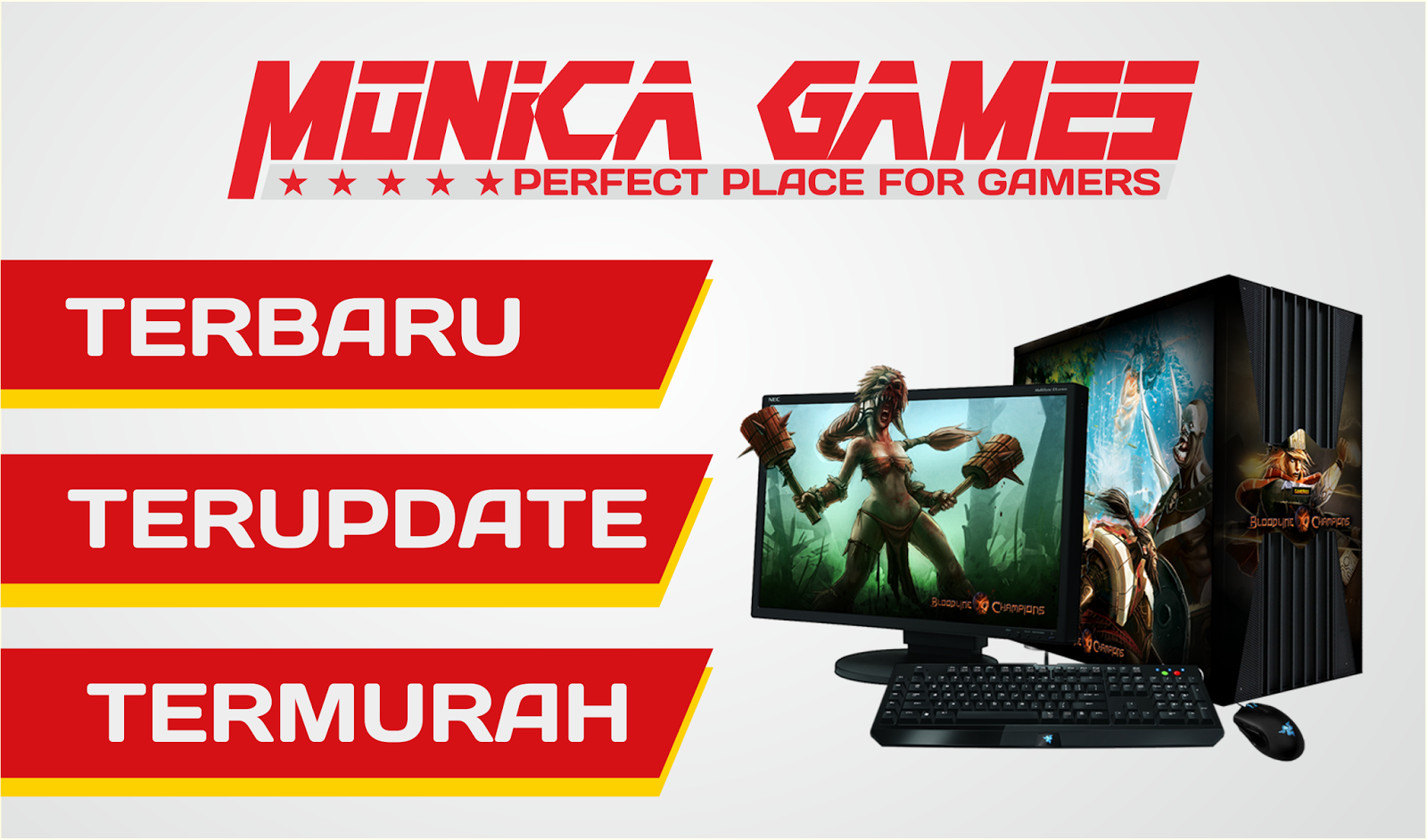 MONICA GAMES: MONICA GAMES - SOLUSI KEBUTUHAN GAME PC ANDA