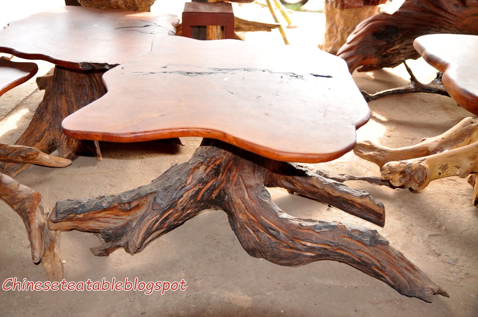 Chinese Tea Table: Laotion made chinese tea tables