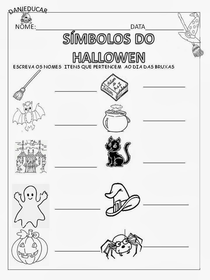 Atividades de alfabetização - dia das bruxas | Dia das bruxas ...