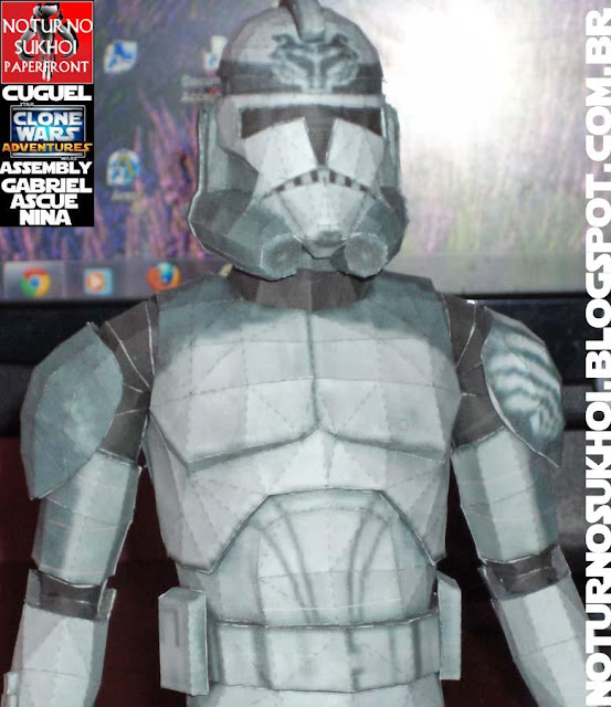 Noturno Sukhoi: Star Wars Clone Wars- Clones Kix-Sinker-Tup_Papercraft