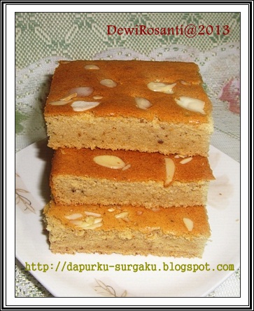 Dapurku Surgaku: Cake Kurma Madu (Tanpa Gula Dan Tanpa Gluten)
