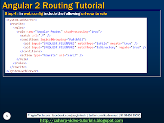 Sql server, .net and c# video tutorial: Angular 2 routing tutorial