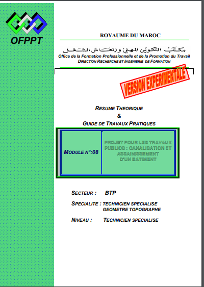 PROJET POUR LES TRAVAUX PUBLICS : CANALISATION ET ASSAINISSEMENT D’UN ...