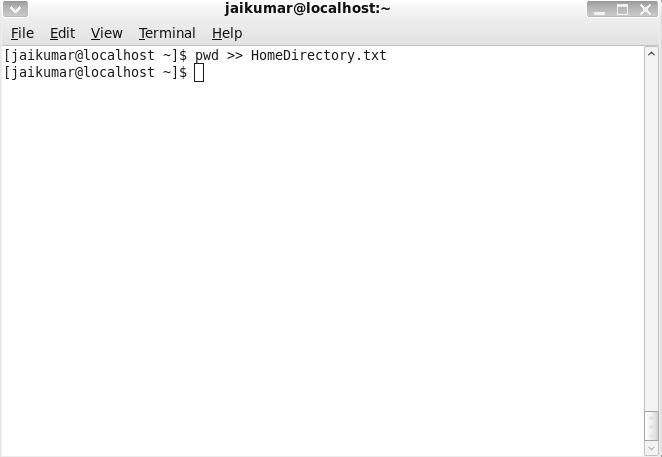 Jaikumar 20 Redirection Of Standard Inputoutput In Linux