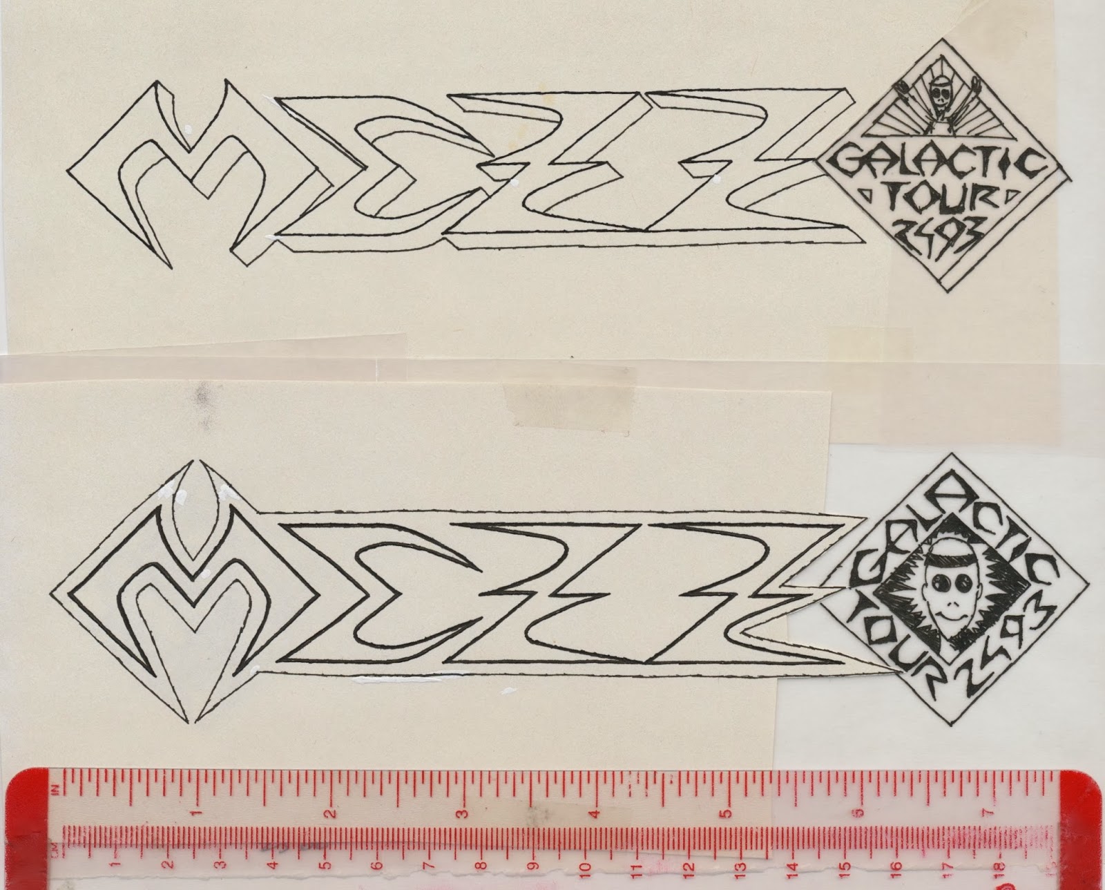 Tenth Letter of the Alphabet: Anatomy of a Logo: Mezz Galactic Tour 2493