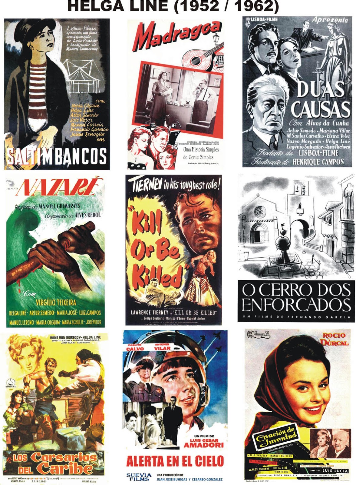 STARS DE CINE B: HELGA LINÉ