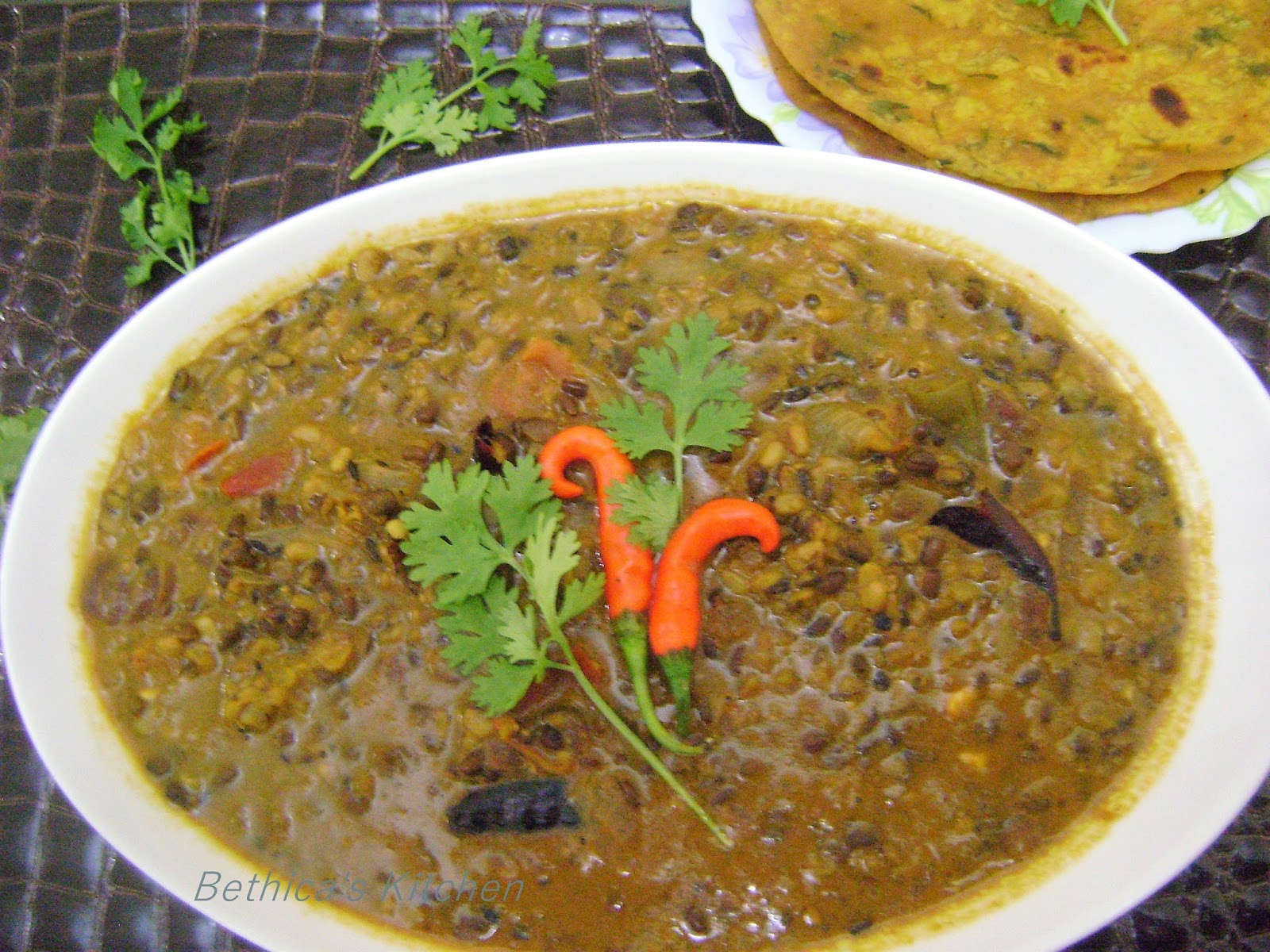 Bethica's Kitchen Flavours: Kaali Dal (Split Black Gram Lentil ...