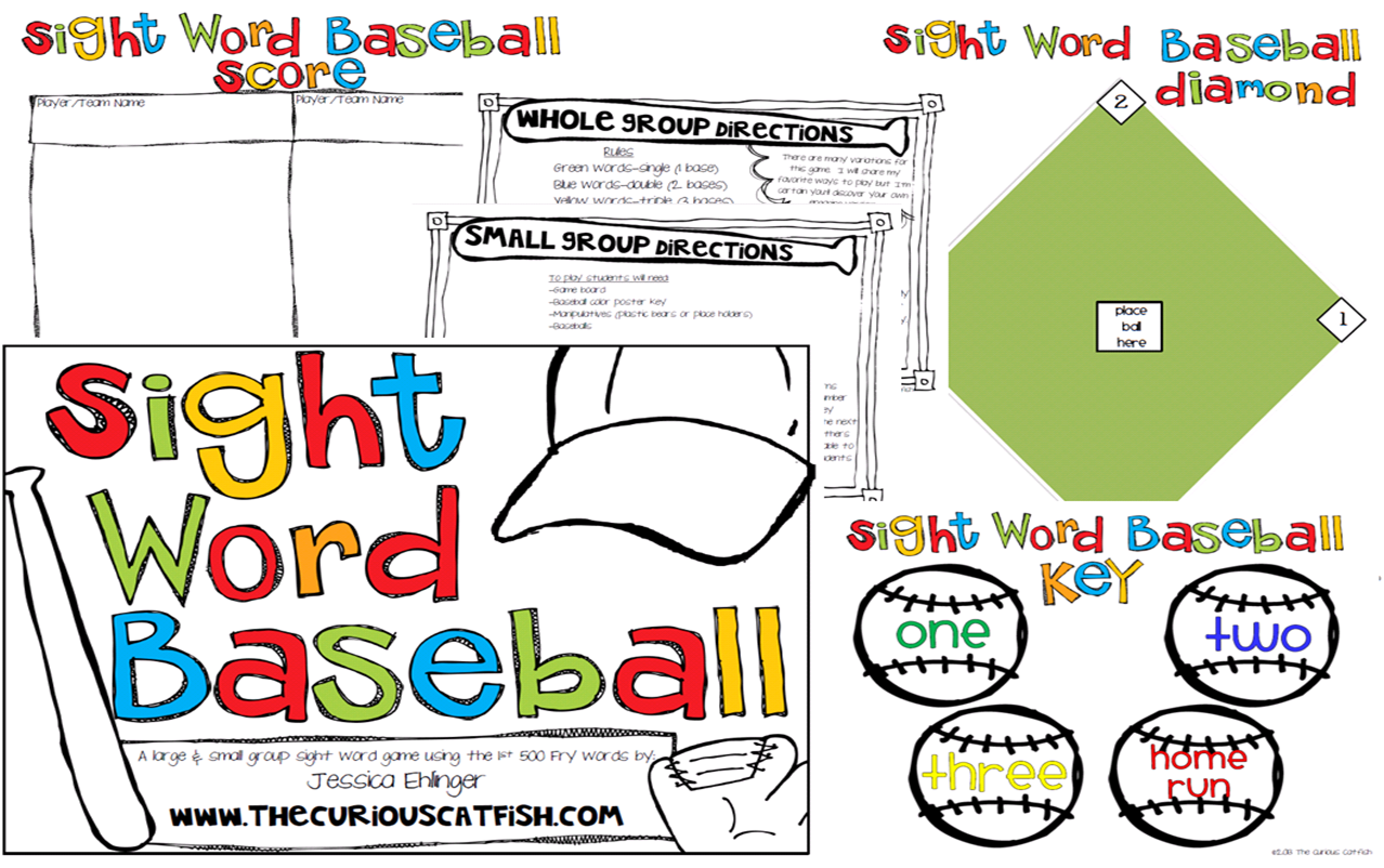 TCC Test: Sight Word Baseball