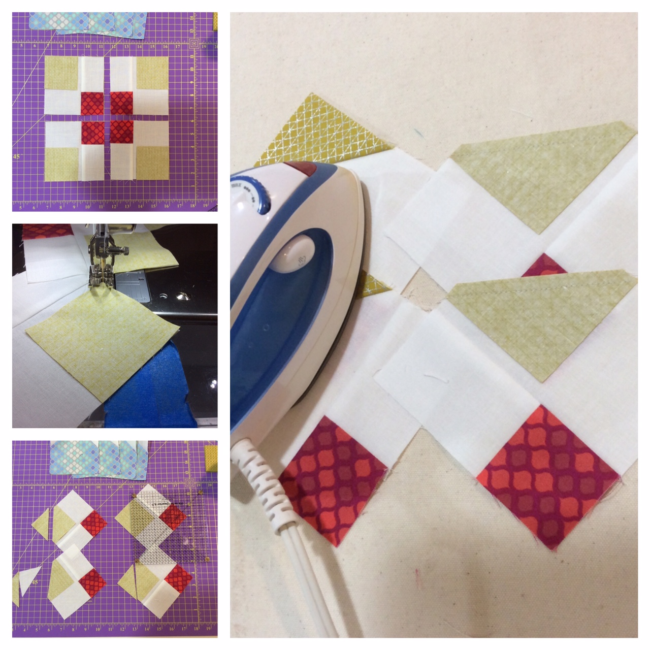 Stash Bee: July Hive 5 Quatrefoil Block for Patty