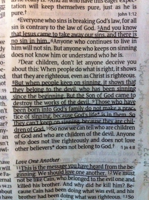 This Life Is Not My Own: A Verse Left Not Underlined