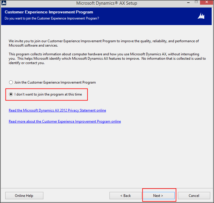 Dynamics AX Tips: Install Dynamics AX 2012 R3 Step by Step (Step 1)
