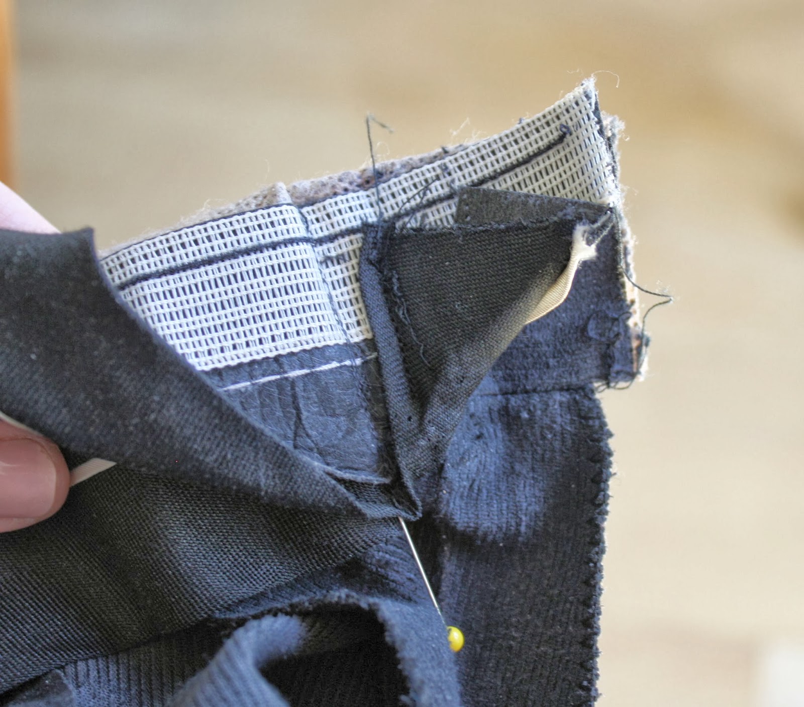 Running With Scissors: Tutorial: Altering the Waist of Men's Trousers