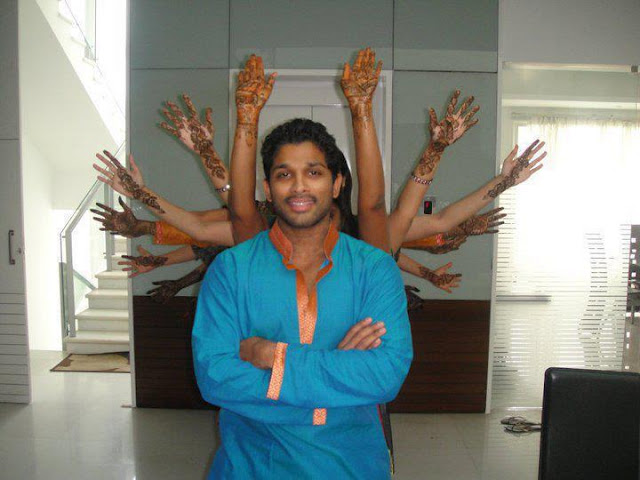 Allu Arjun Large Rare Personal Life Pics | MyTopGallery-Latest Bollywood