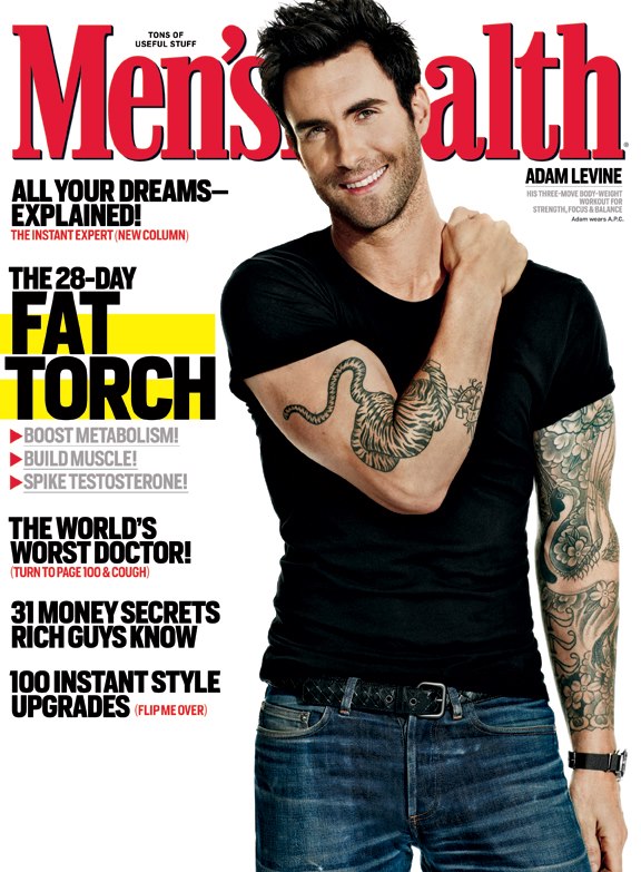Smartologie: Adam Levine for Men's Health March 2013
