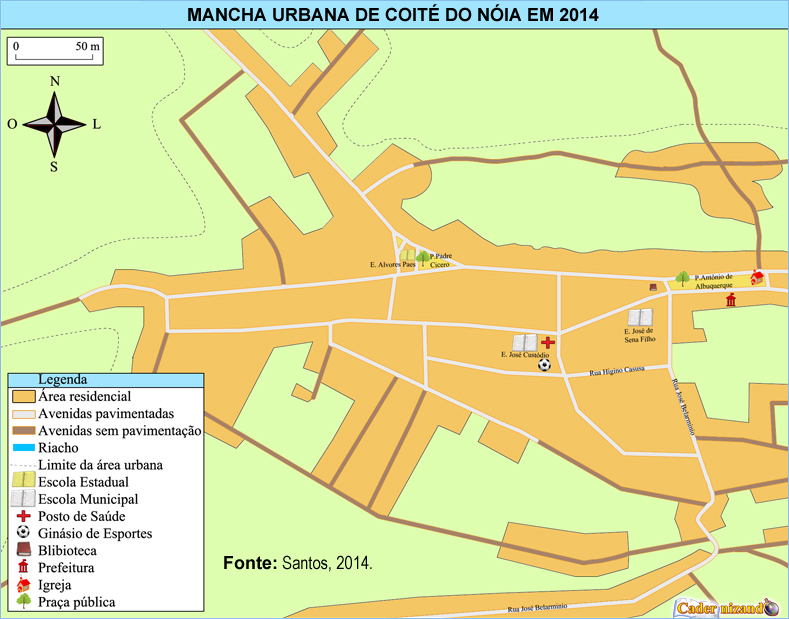 Cadernizando: O crescimento da mancha urbana de Coité do Nóia