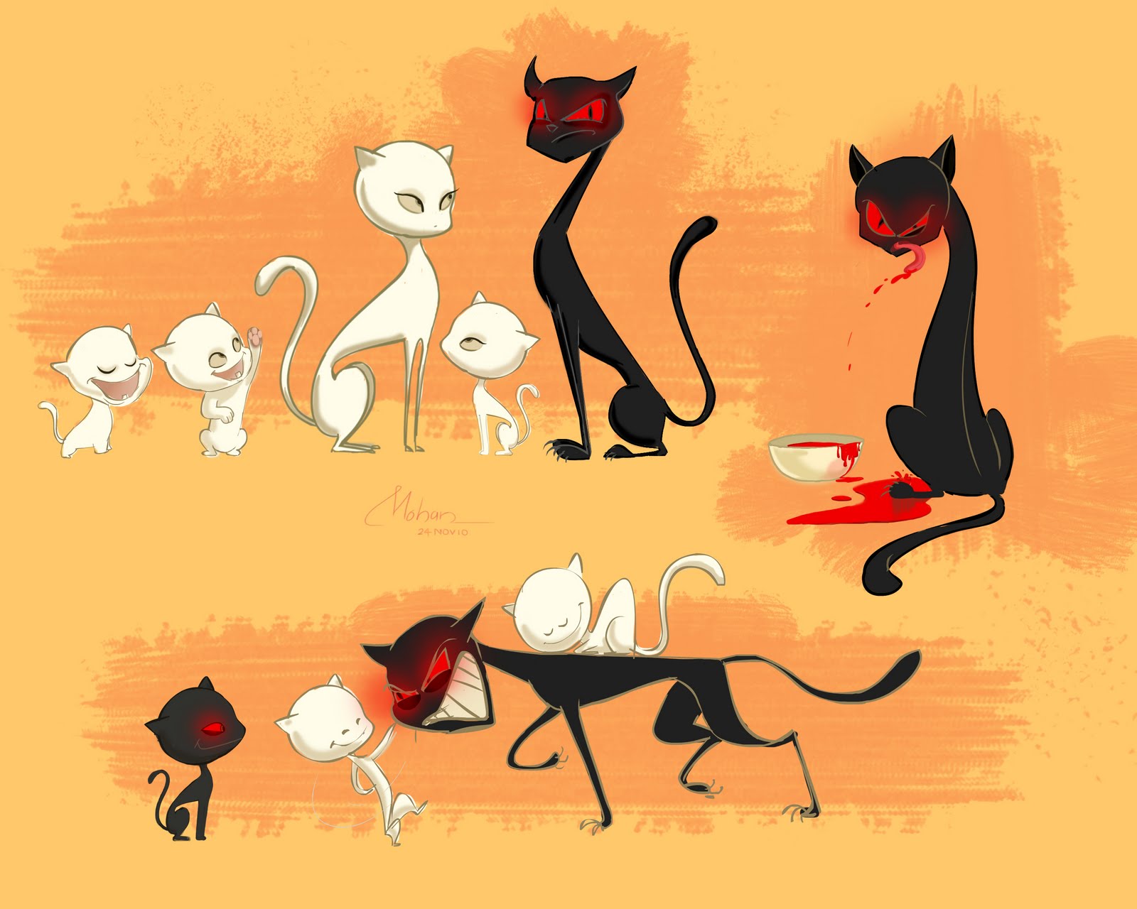 i m PASSIONATE abt THE ART: Devil Cat