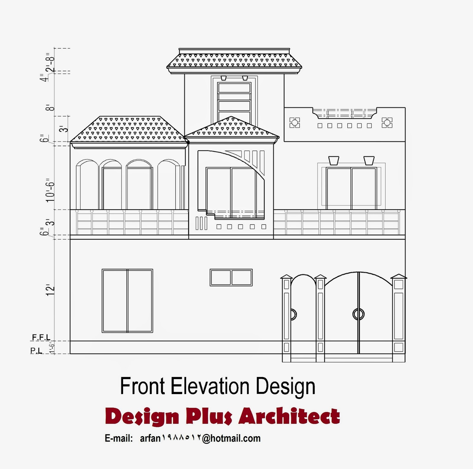 front elevation and maps - Civil Maps