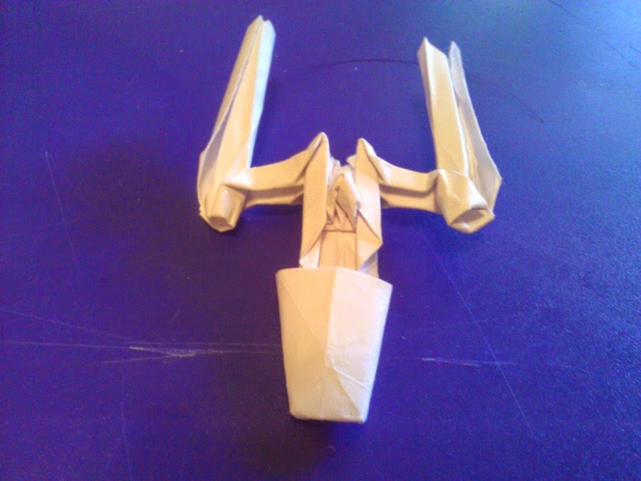 origami y wing ~ origami instructions art and craft ideas