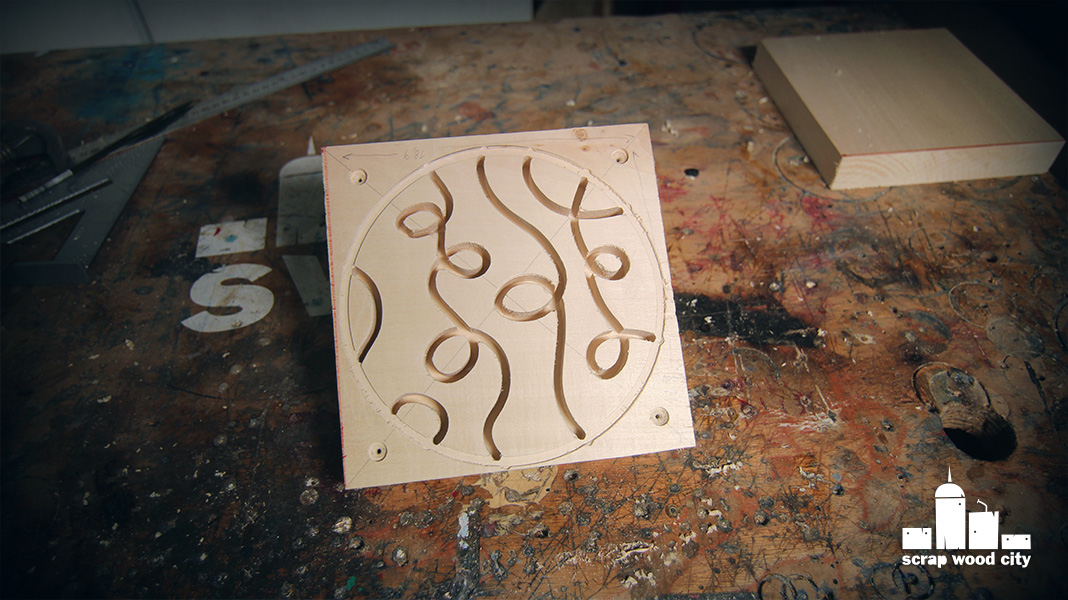 scrap wood city: Epoxy resin, CNC machine and woodturning experiments