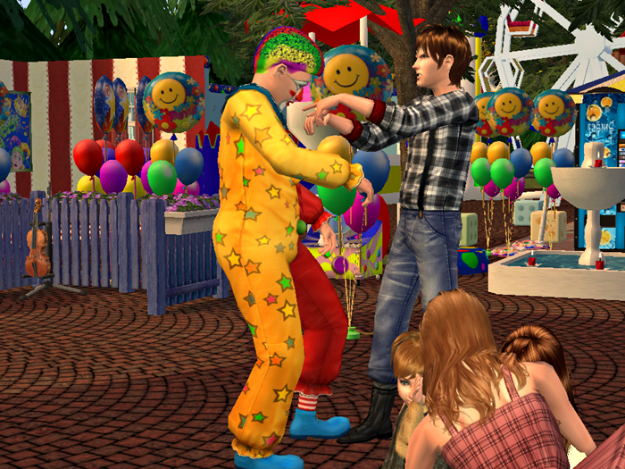 Brave The Rain's Sims: The Sims 2: Carnival Themed Photo Shoots