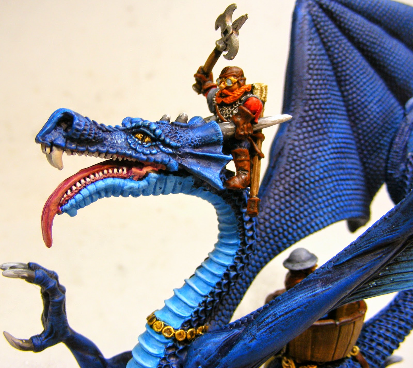 Evil Bob's Miniature Painting: Ral Partha Dragon: Cold Wind of Valhalla