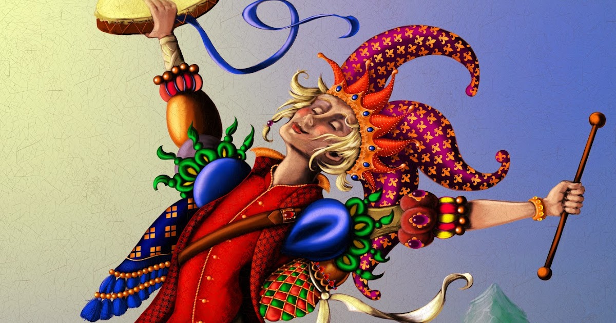 The Fool Tarot Card Project Digital Painting in Photoshop