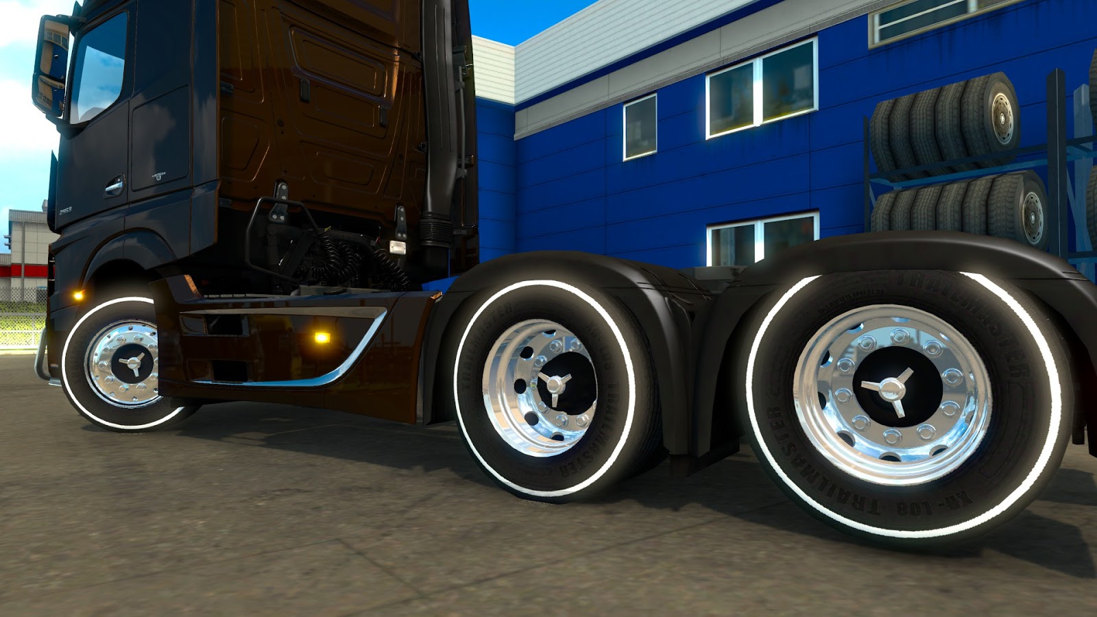 KAPTAN ASI: ETS 2 VABİS CHROME WHEEL