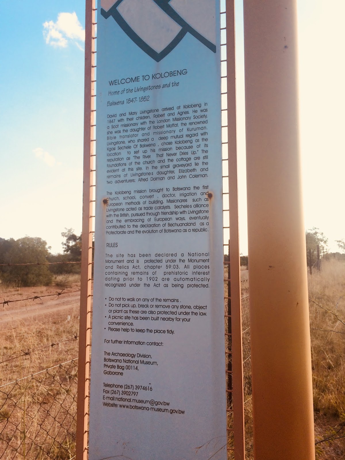 Top Activities to do in Gaborone: Visit the Livingstone Kolobeng ...