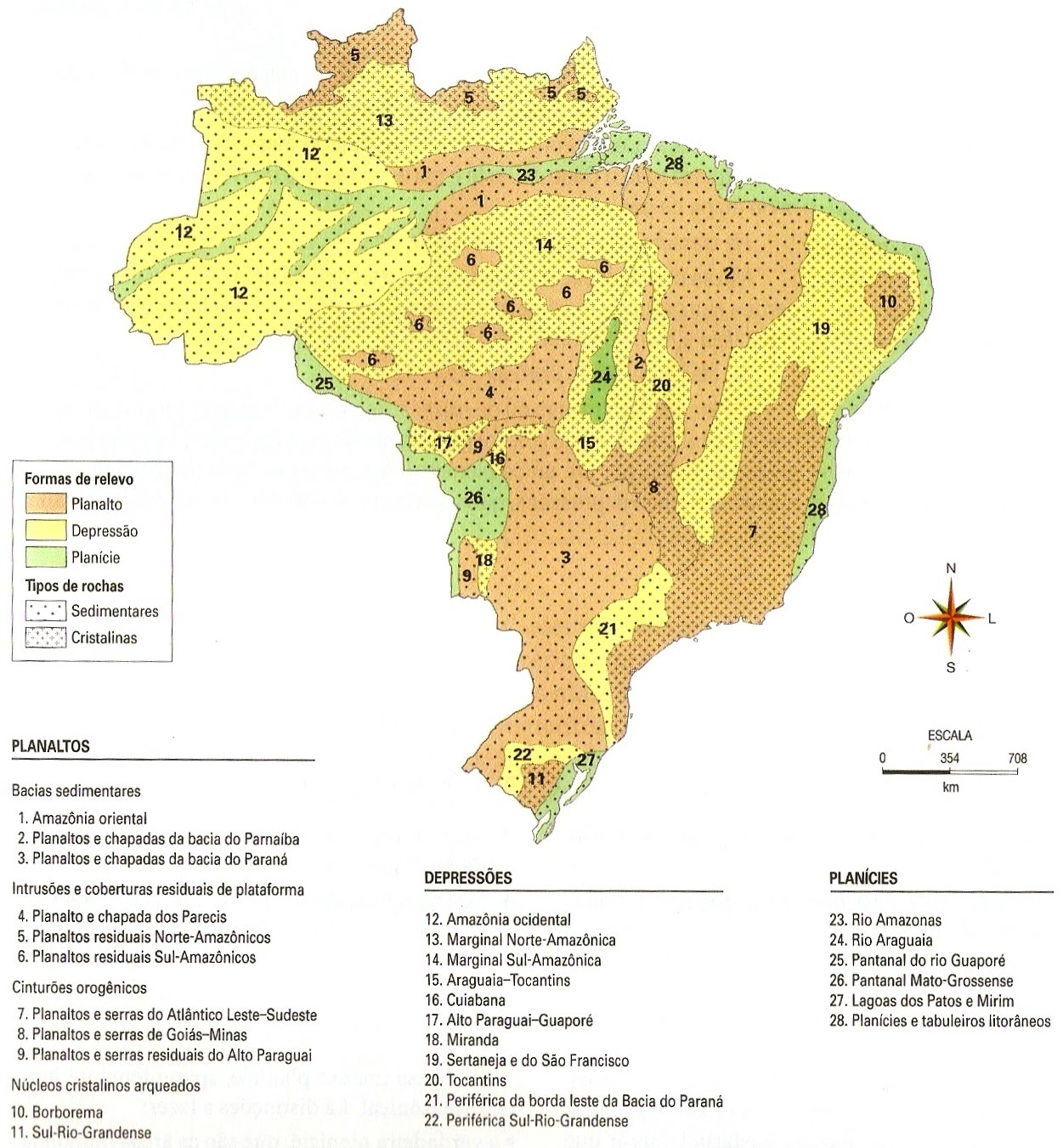 PRA SEMPRE GEOGRAFIA: CLASSIFICAÇÃO DO RELEVO BRASILEIRO